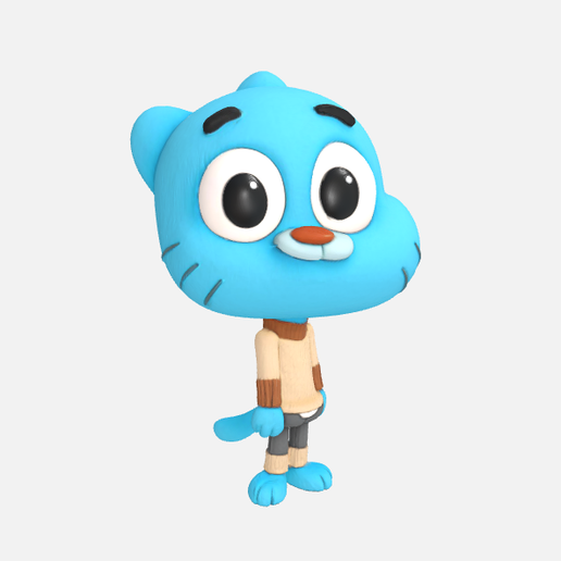 🗺️ Gumball Watterson | The Amazing World of Gumball・ OBJ File for 3D ...