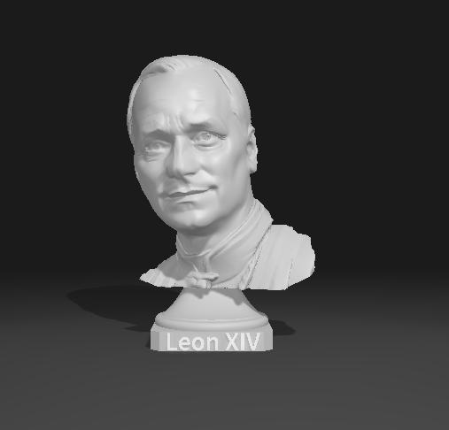 ♌ Pope Leo XIV - Premium Statue・Archivo STL para Impresión 3D・Cults