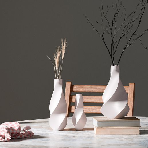 🏺 Twisted Vases Designs・Free STL File for 3D printing・Cults