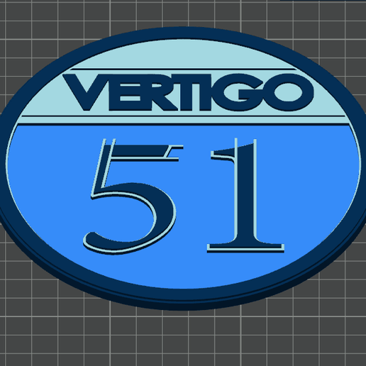 🕹️ Vertigo Logo - Counter Strike・ STL File for 3D printing・Cults