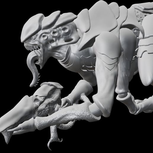 🛰 Termagant Tyranid 4 SET・ STL File for ・Cults