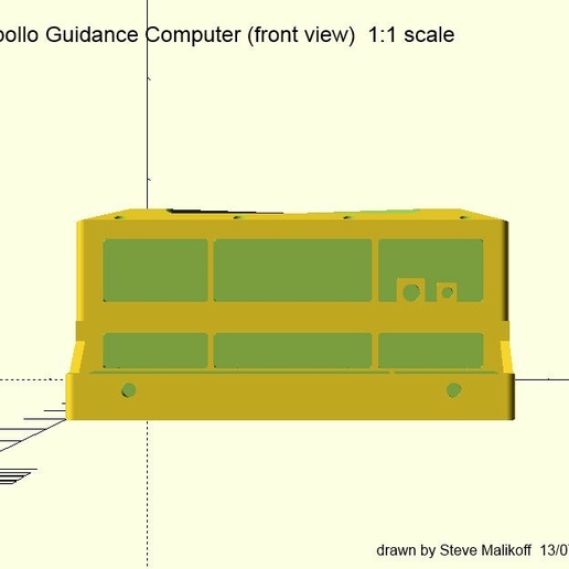 🖥️ Apollo Guidance Computer (AGC) 1:1 scale model (WORK IN PROGRESS ...
