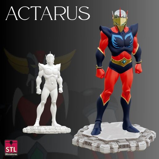 📁 STL File – Actarus Goldrake Pilot – Chibi Style FanArt – 3D Printable ...