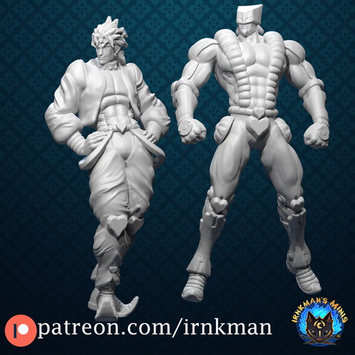 🗺️ DIO and The World・ STL File for 3D printing・Cults