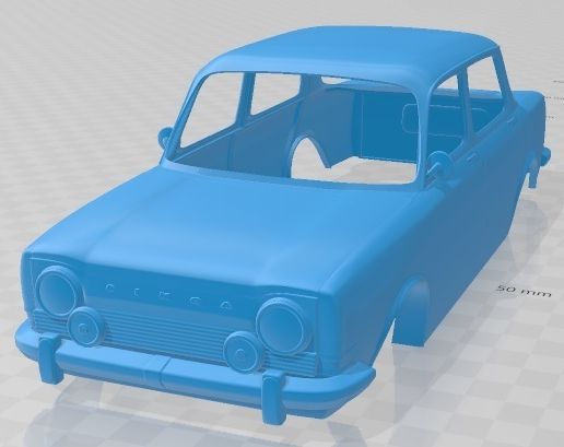 3D file Simca 1000 Printable Body Car 🚗 ・3D printable design to ...