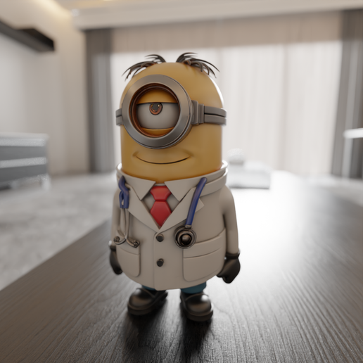 👹 minion doctor・ 3D File for 3D printing・Cults