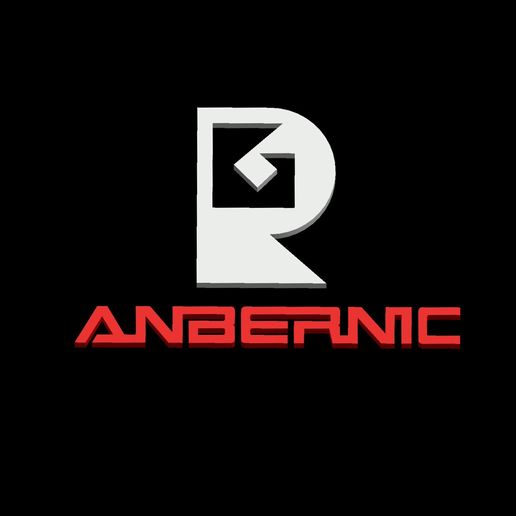 STL file ANBERNIC logo retro pocket game console enblem sign 🔌 ・3D ...