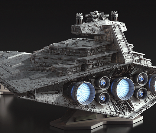 3D file STAR DESTROYER - Full detailed ⭐ ・3D printer model to download ...