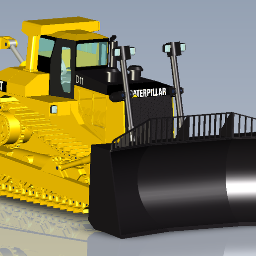 🚜 BULLDOZER - 3DMODELS - FILESTEP・Free STL File for ・Cults