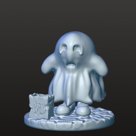 👻 Sad ghost・Free STL File for 3D printing・Cults