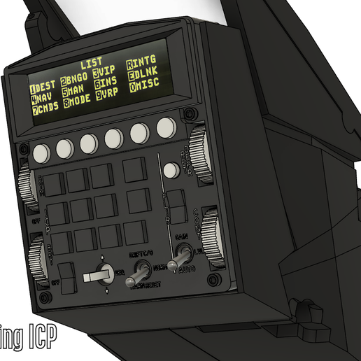 ️ F-16 Cockpit HUD 1:1 Scale・ STL File for 3D printing and CNC ...