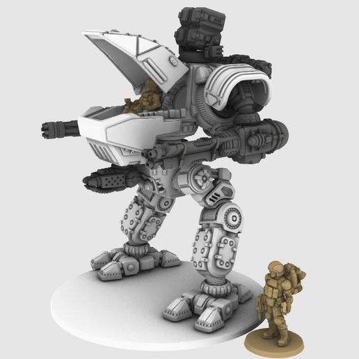 🔫 28mm (1/56th Scale) Colonial Viper Suit (Variable Payload Raider)・ 3D ...