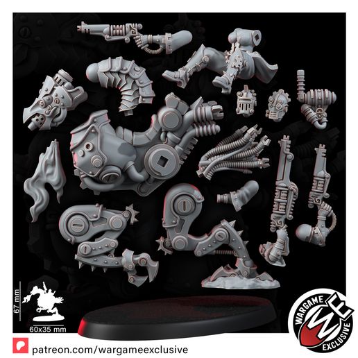 🧑‍🔧 MECHANIC ADEPT PYRORHACOS RIDERS・ 3D File for 3D printing・Cults