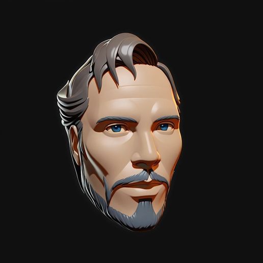 🩺 MÁSCARA DEL DOCTOR STRANGE・Archivo STL para Impresión 3D・Cults