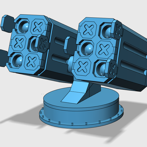 🪴 pot noddle missile turret・Free STL File for ・Cults