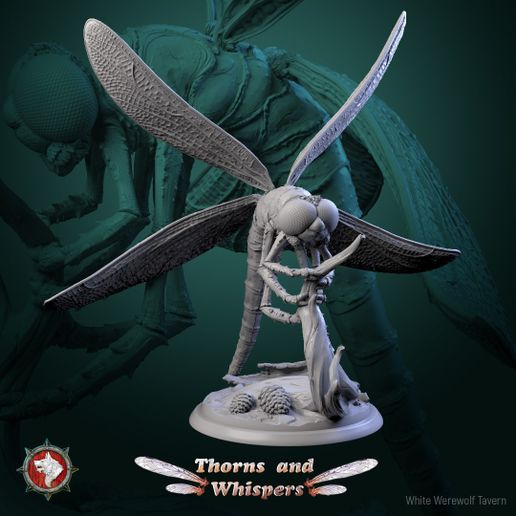 3D file Dragonfly set, 6 miniatures 32mm pre-supported 🧙‍♀️ ・3D print ...