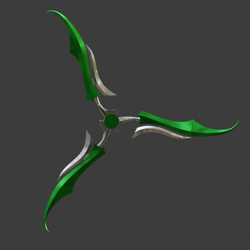 3D file Jade razorang - Glave of Dawn from Mortal Kombat 11 🪒 ・3D ...