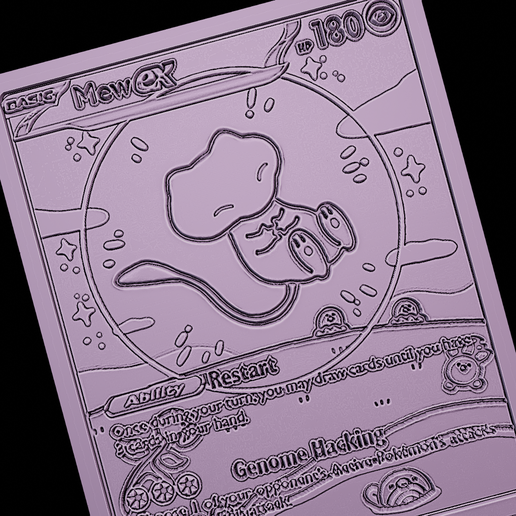 mew pokemon card coloring sheet