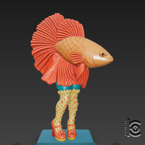 🐠 Betta Fashionista - 3D Model for Printing・ STL File for 3D printing・Cults