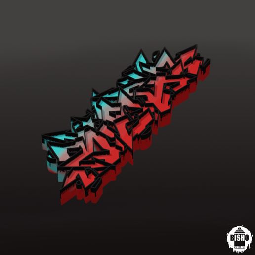 🧑‍🎨 Graffiti wildstyle 3D- 2D , digital file to download and print in ...