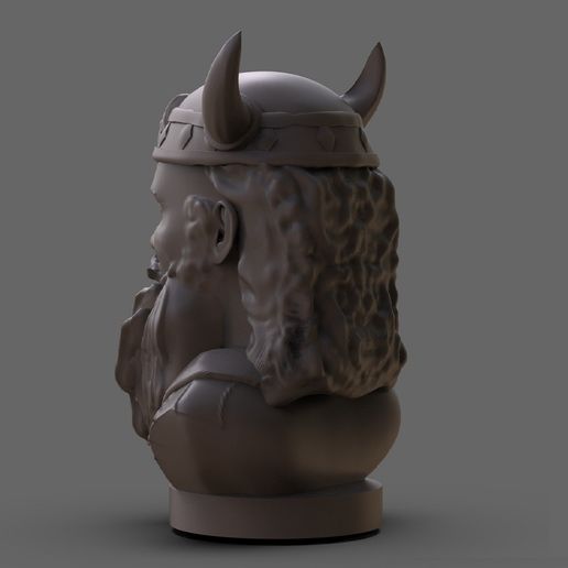 STL file Viking Bust 👤 ・3D print design to download・Cults