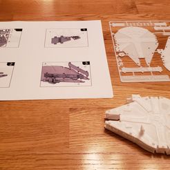 3D printed Millennium Falcon Kit Card by Fixumdude・Cults