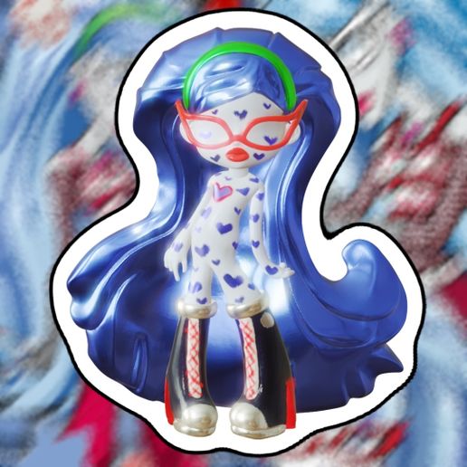 👹 Monster high Gulia vinilka.・Free OBJ File for 3D printing・Cults