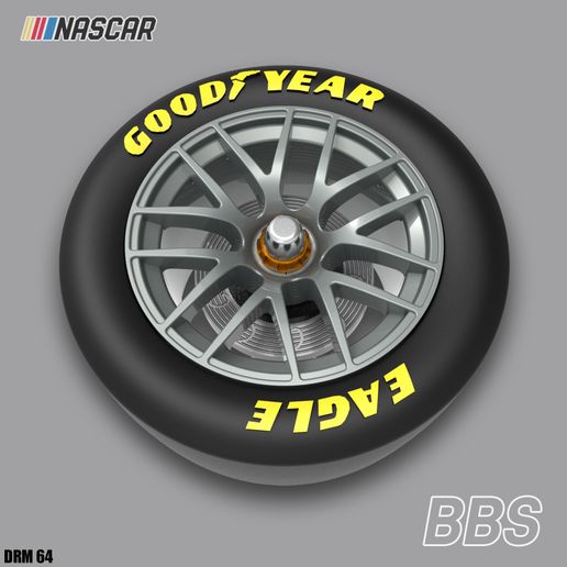 🚗 NASCAR BBS Next-Gen Wheels・ 3D File for ・Cults