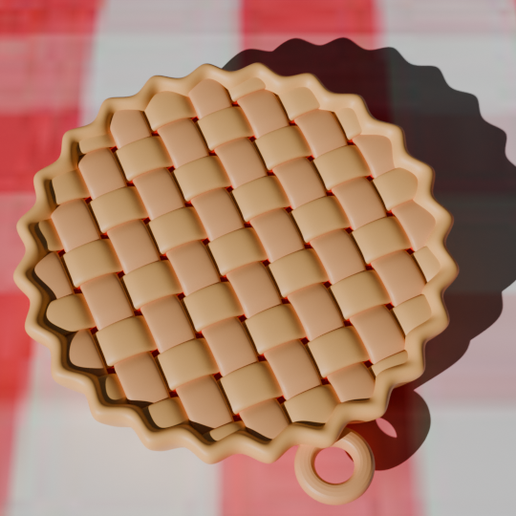 🍎 Apple pie keychain - Apple pie keychain - Apple pie keychain・ STL ...