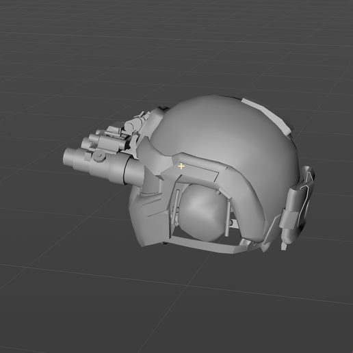 🪖 cN Heavy Night Vision Helmet 3D Digital Model・ OBJ File for 3D ...