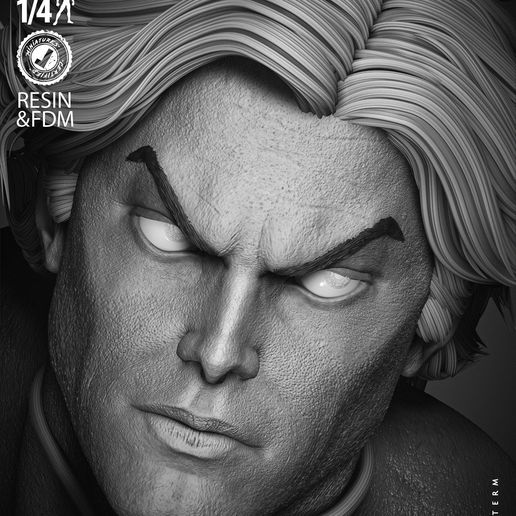 3D file WICKED MARVEL ADAM WARLOCK BUST : TESTED AND READY FOR 3D ...