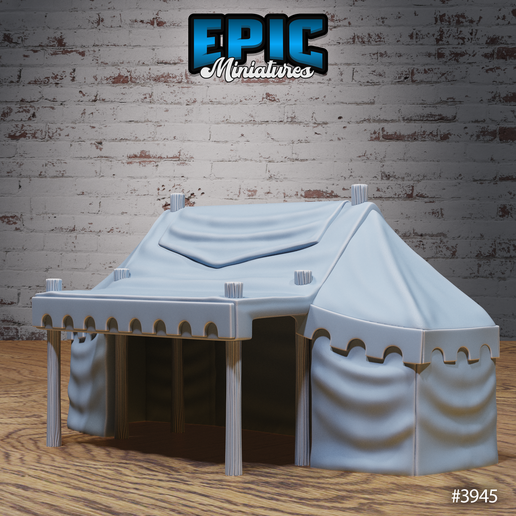 3D file Harbor Tent‧ DnD Miniature ‧ Tabletop Miniatures ‧ Gaming ...
