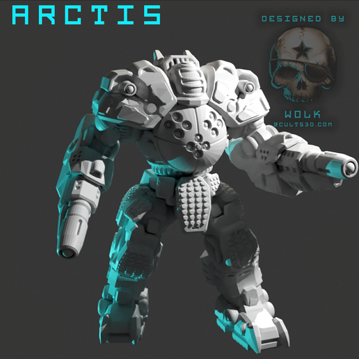 ♟ Arctis American Mecha Pack・ STL File for 3D printing・Cults
