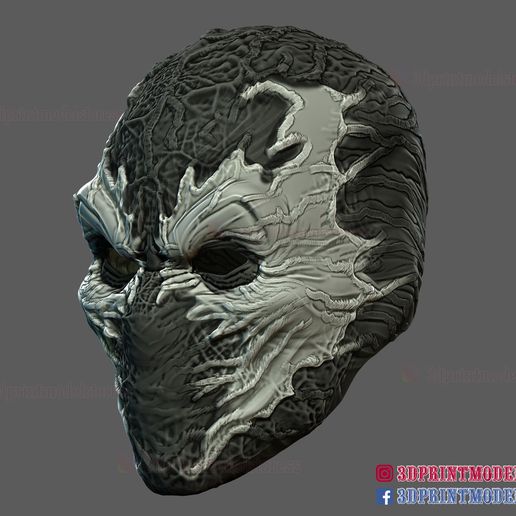 🪖 Spawn Helmet - Spawn Movie - Halloween Cosplay Mask・ 3D File for ・Cults
