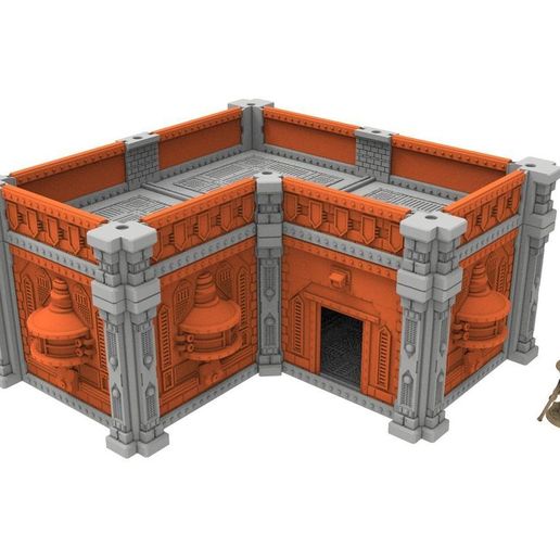 🏗️ Modular building Industrial・Free STL File for 3D printing・Cults