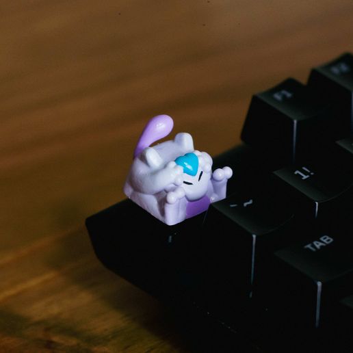 ️‍🔥 Mew And Mewtwo of love Keycaps - Mechanical Keyboard・ STL File for ...