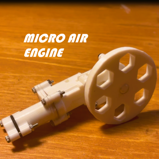 📱 Micro air engine・Free STL File for 3D printing・Cults