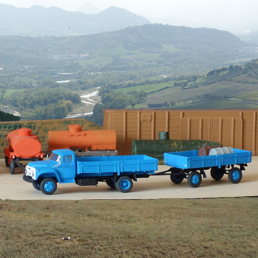 🚚 ZIL-130G truck 1:87・Free STL File for 3D printing・Cults