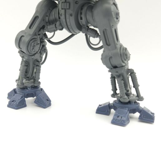 🤖 Posable Knight Robot Foot・ 3D File for ・Cults