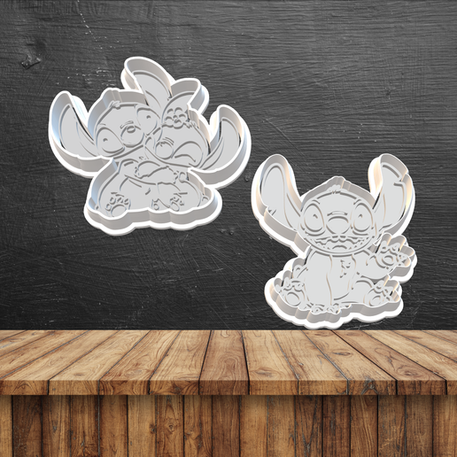 🆕 Stitch Cutters v2・ STL File for 3D printing・Cults