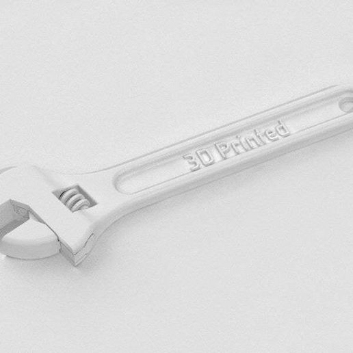 🔧 Fully assembled 3D printable wrench・Free STL File for ・Cults