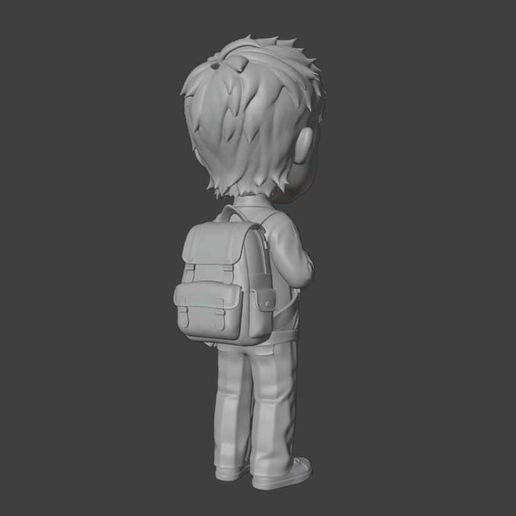 👾 Upin Model Mullet・ STL File for 3D printing・Cults