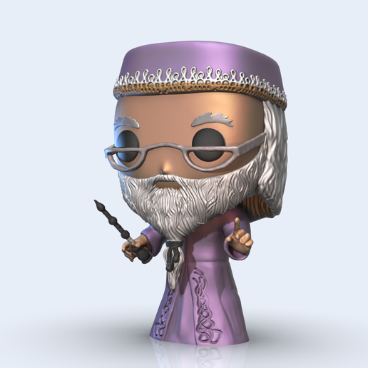 👾 ALBUS DUMBLEDORE (HARRY POTTER) FUNKO POP VERSION・ STL File for 3D printing・Cults