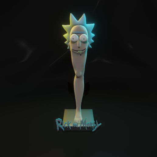 🦵 Leg Rick Leg Rick from Rick and morty figure 3D・Free STL File for 3D ...