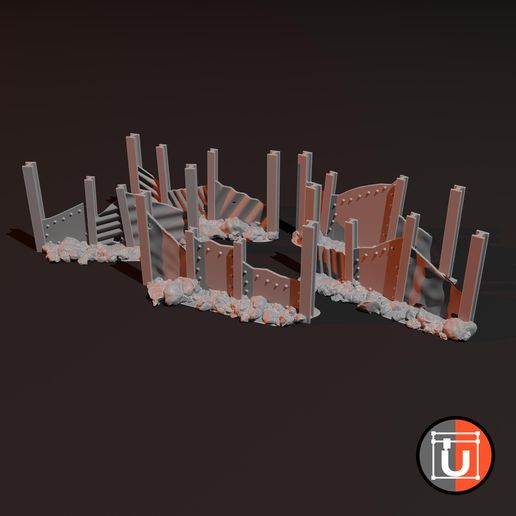 🎲 Junk Barricades・Free STL File for 3D printing・Cults