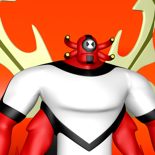 🦸 Ben 10 Fusion Aliens - Sting Arms (FourArms + Stinkfly) STL・ 3D File ...