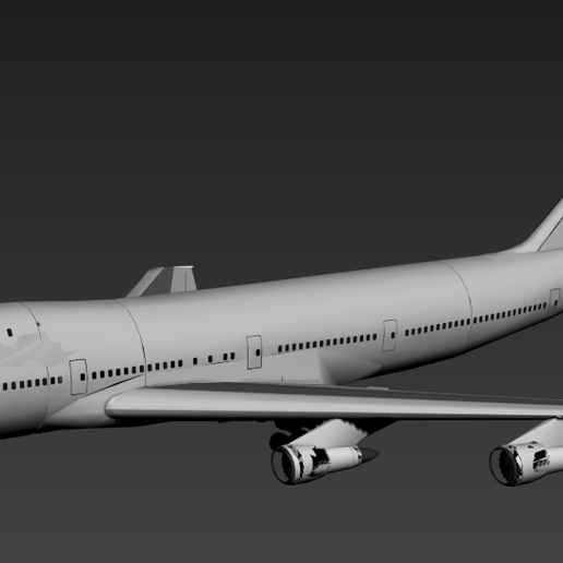️ boeing 747・ STL File for 3D printing・Cults