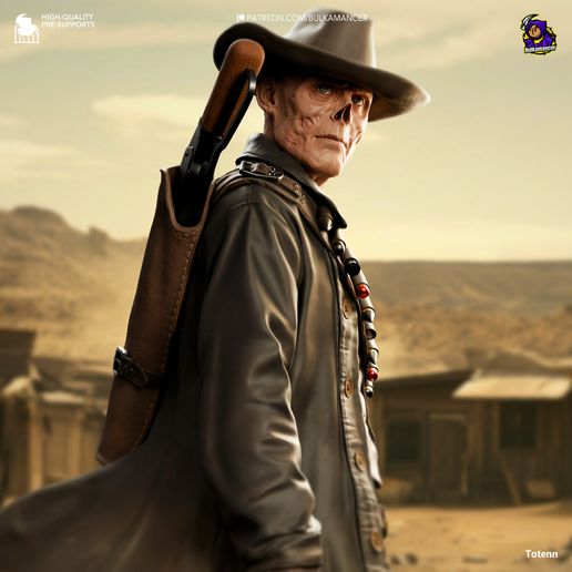 🔫 The Ghoul | Fallout | 237mm・ 3D File for 3D printing・Cults