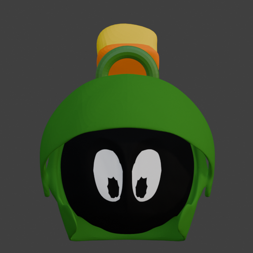🗝️ Marvin the Martian Head Keychain - Looney Tunes Space Invader ...