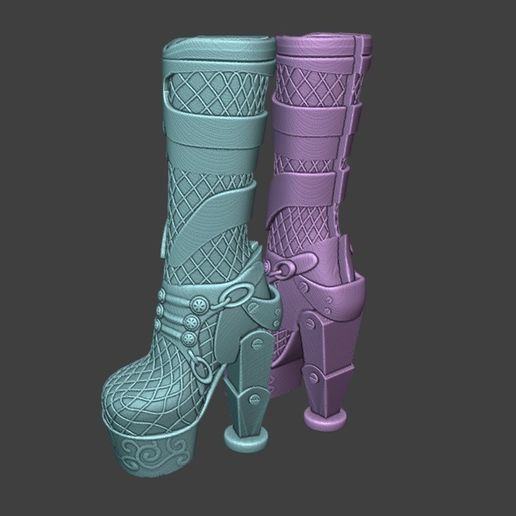 🐉 Madeline Hatter, Dragon games, Armored Boots, Ever After High.・ 3D ...